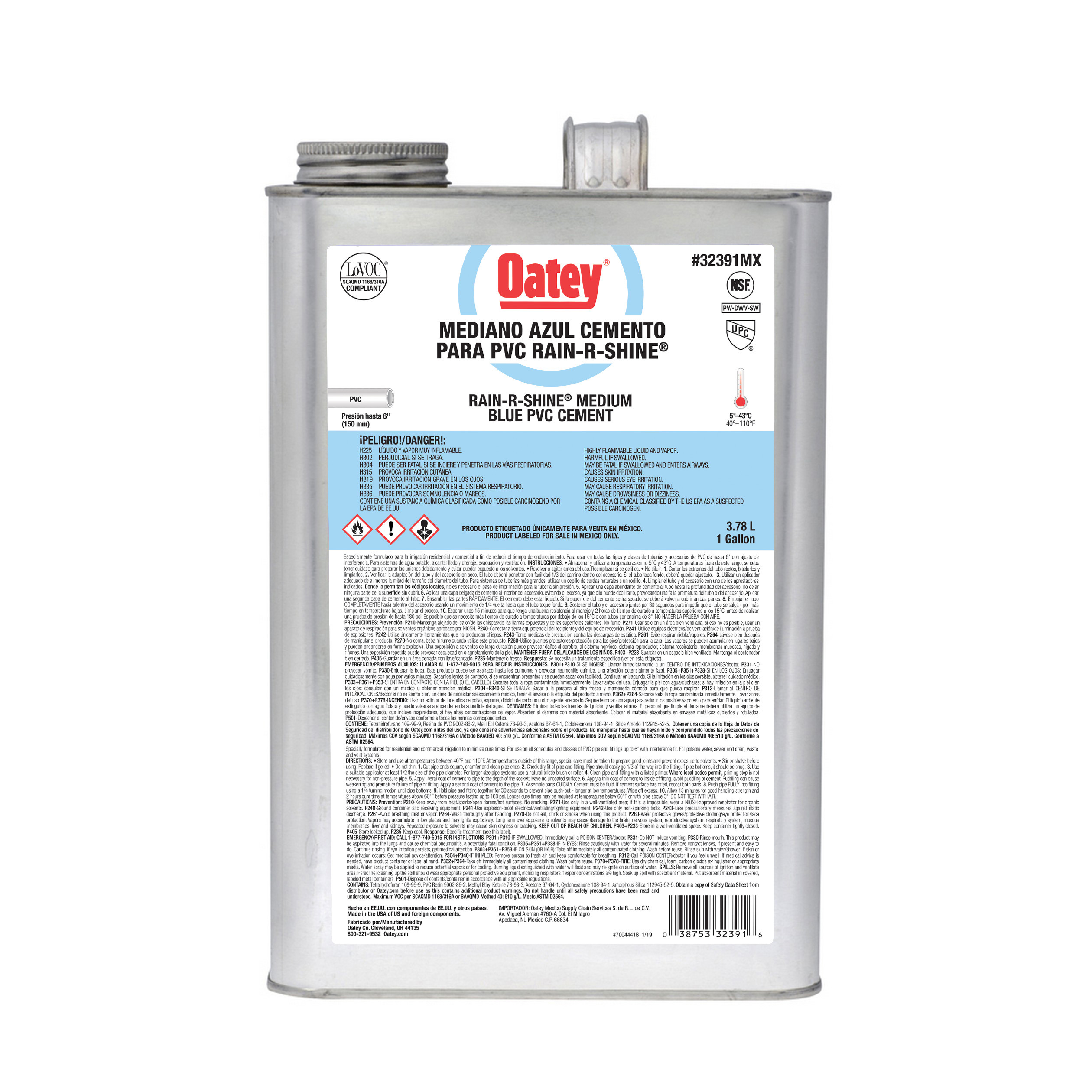 Mediano Azul Cemento para PVC RAIN-R-SHINE (Alta Humedad) – Grupo IASA ...